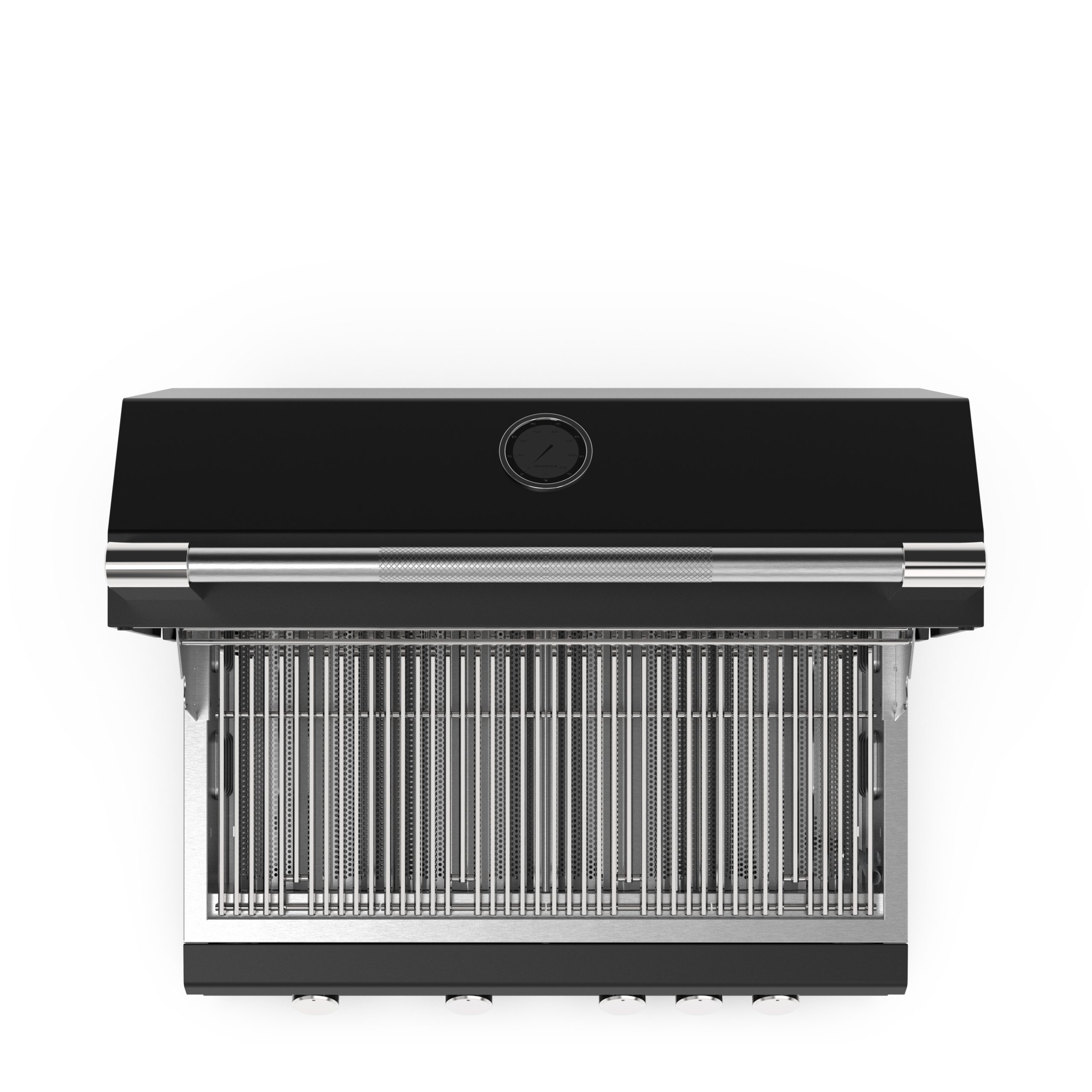 Brabura Fusion 400 Matte Black Built In Gas Barbecue - Brabura Outdoor Kitchens UK