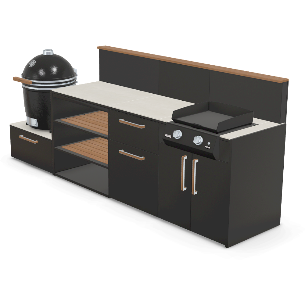 Brabura Outdoor Kitchen Plancha 2B - Brabura Outdoor Kitchens UK